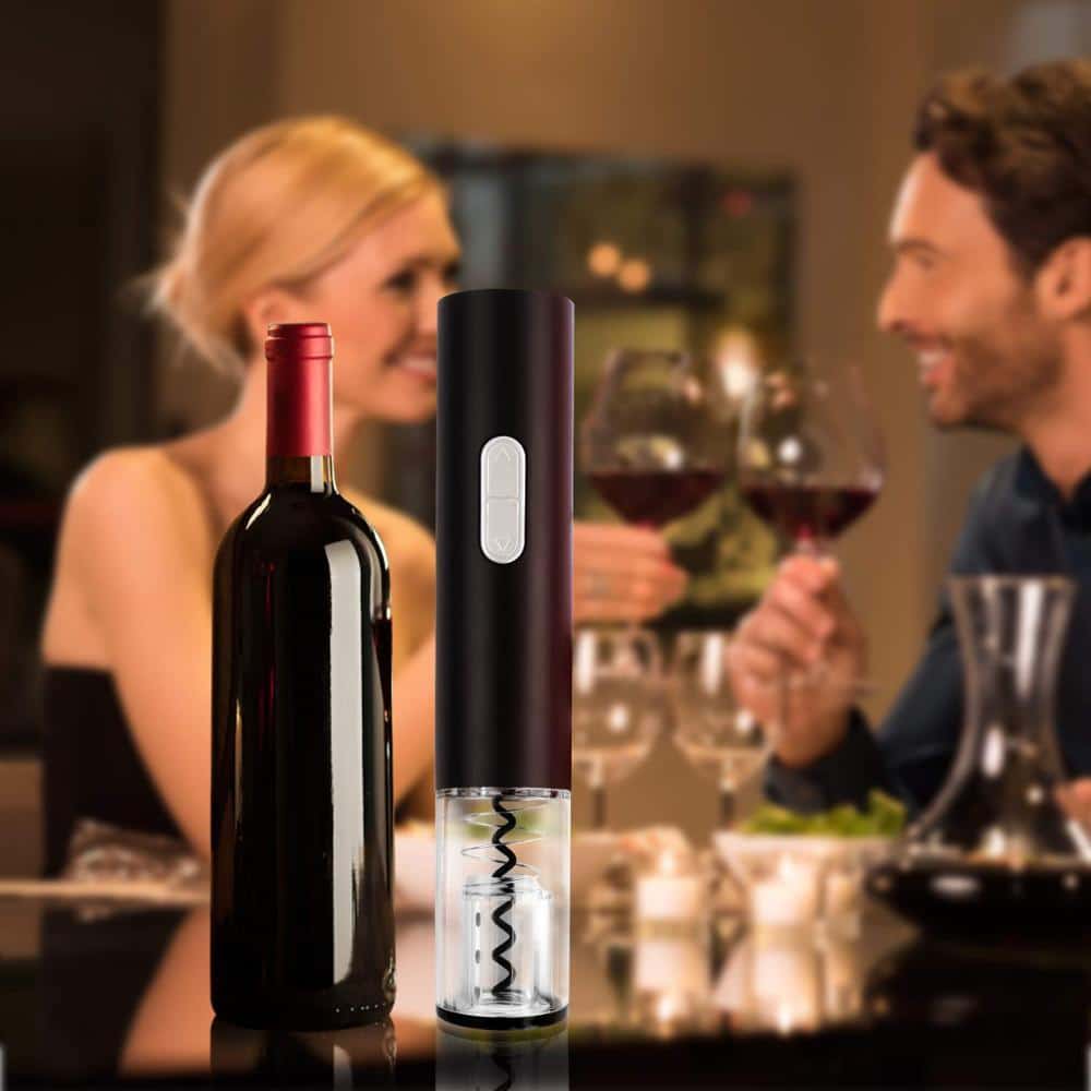 Ouvre-bouteilles de vin électrique. Ouvre-bouteilles automatique avec ...