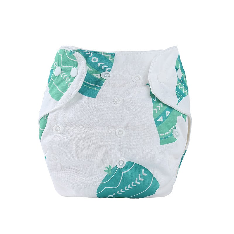 Couche en tissu de dessin animé pour bébé. Couche étanche lavable et ...