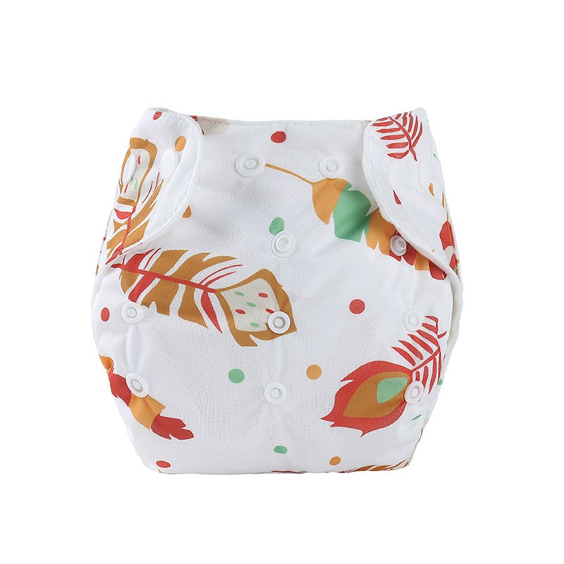 Couche en tissu de dessin animé pour bébé. Couche étanche lavable et ...