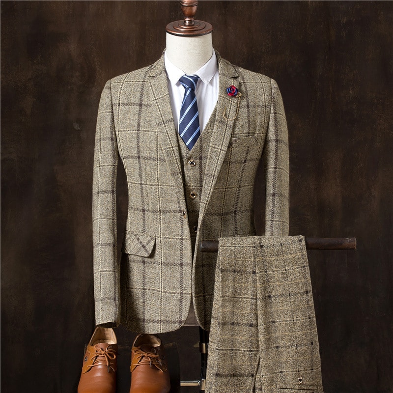 3 pièces. Ensemble de costumes élégants à la mode pour hommes – Hobstore.ch
